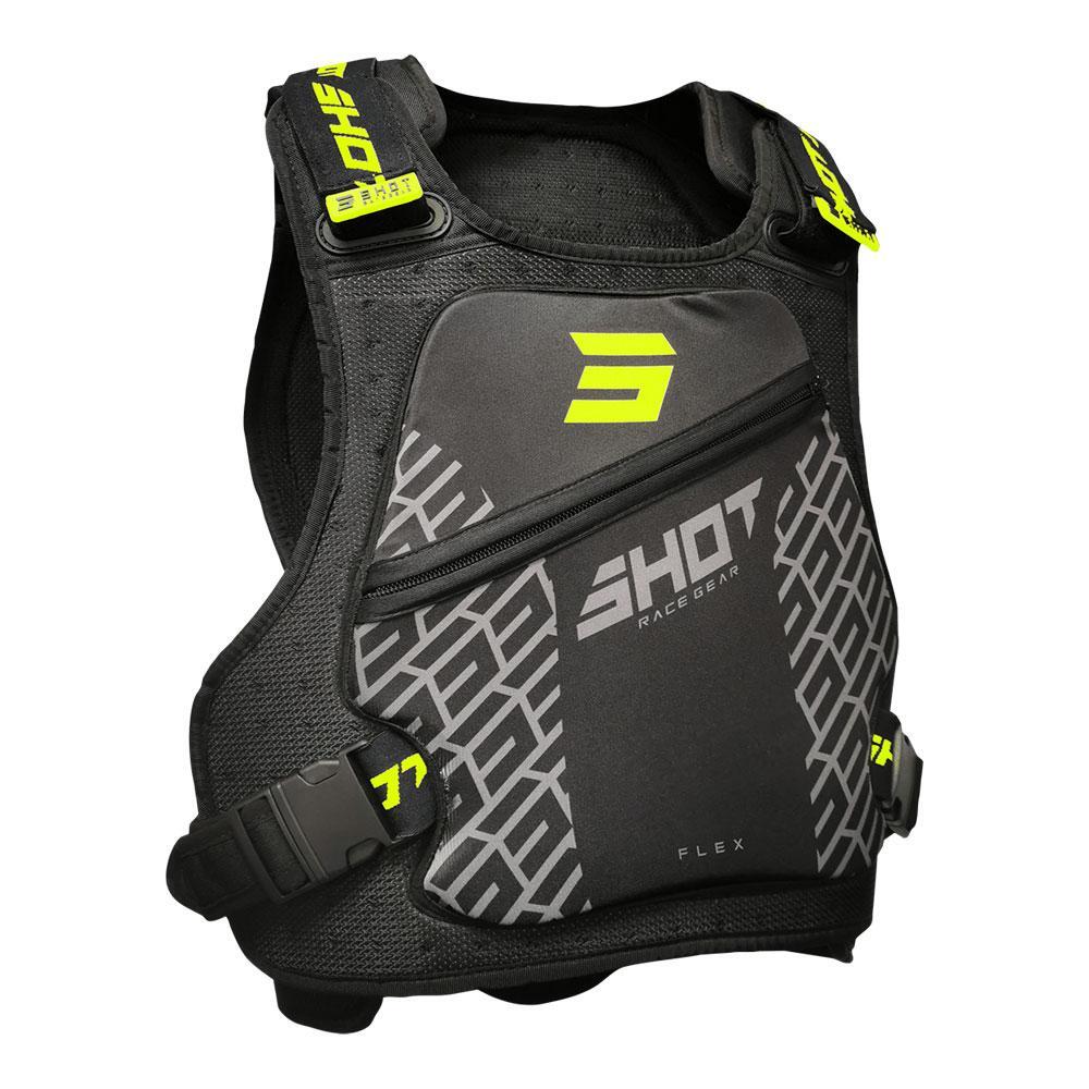 SHOT KIDS CHEST PROTECTOR FLEX BLACK YELLOW