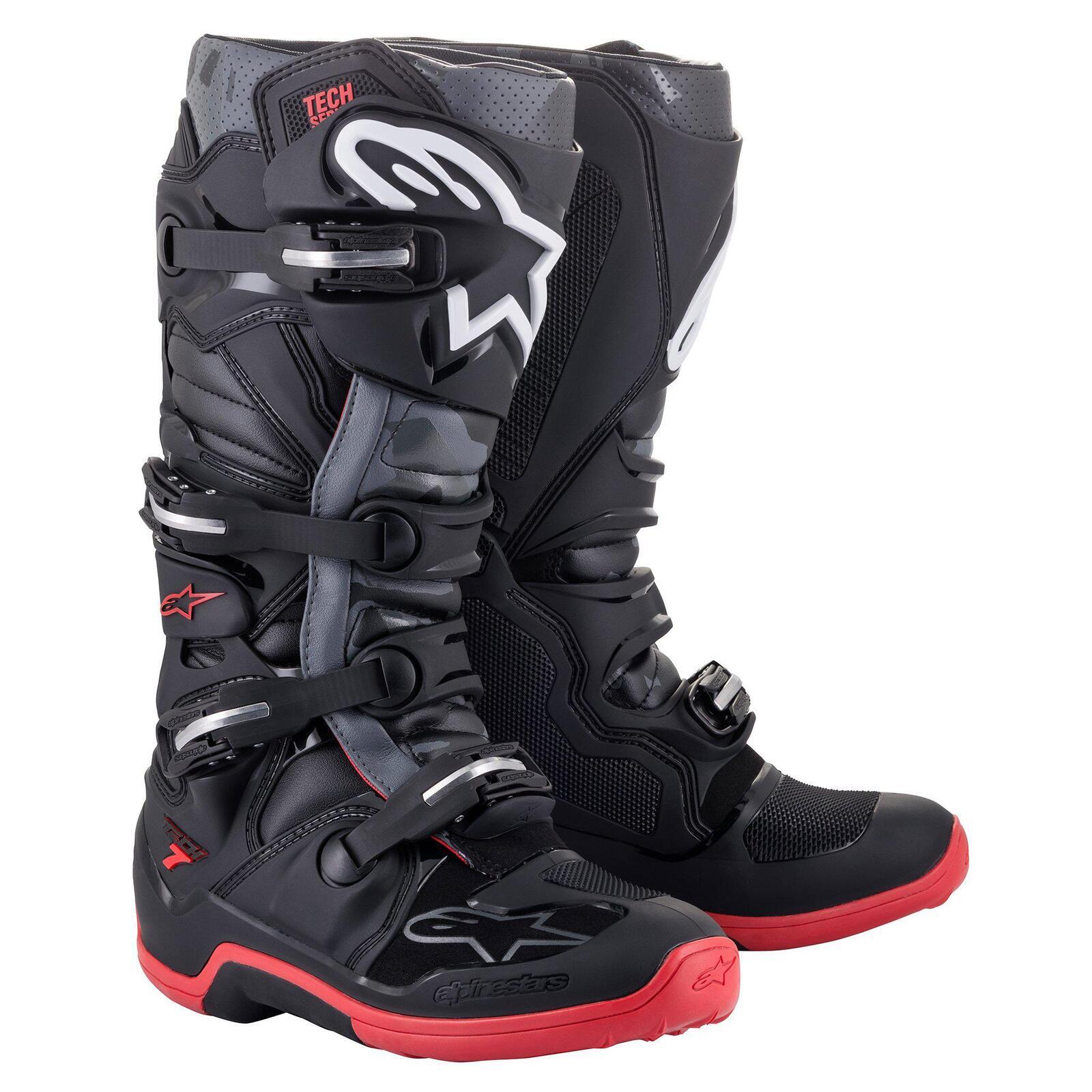 ALPINESTARS TECH 7 MY14 BLACK GREY RED