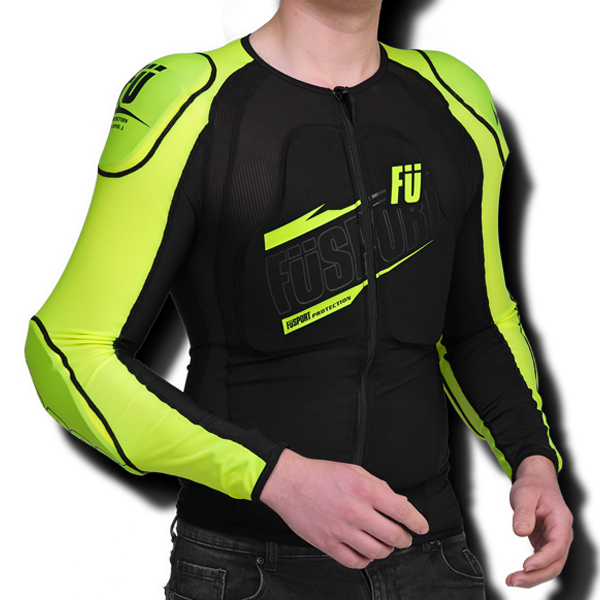 FUSPORT SHOT CORE PROTECTION BLACK YELLOW