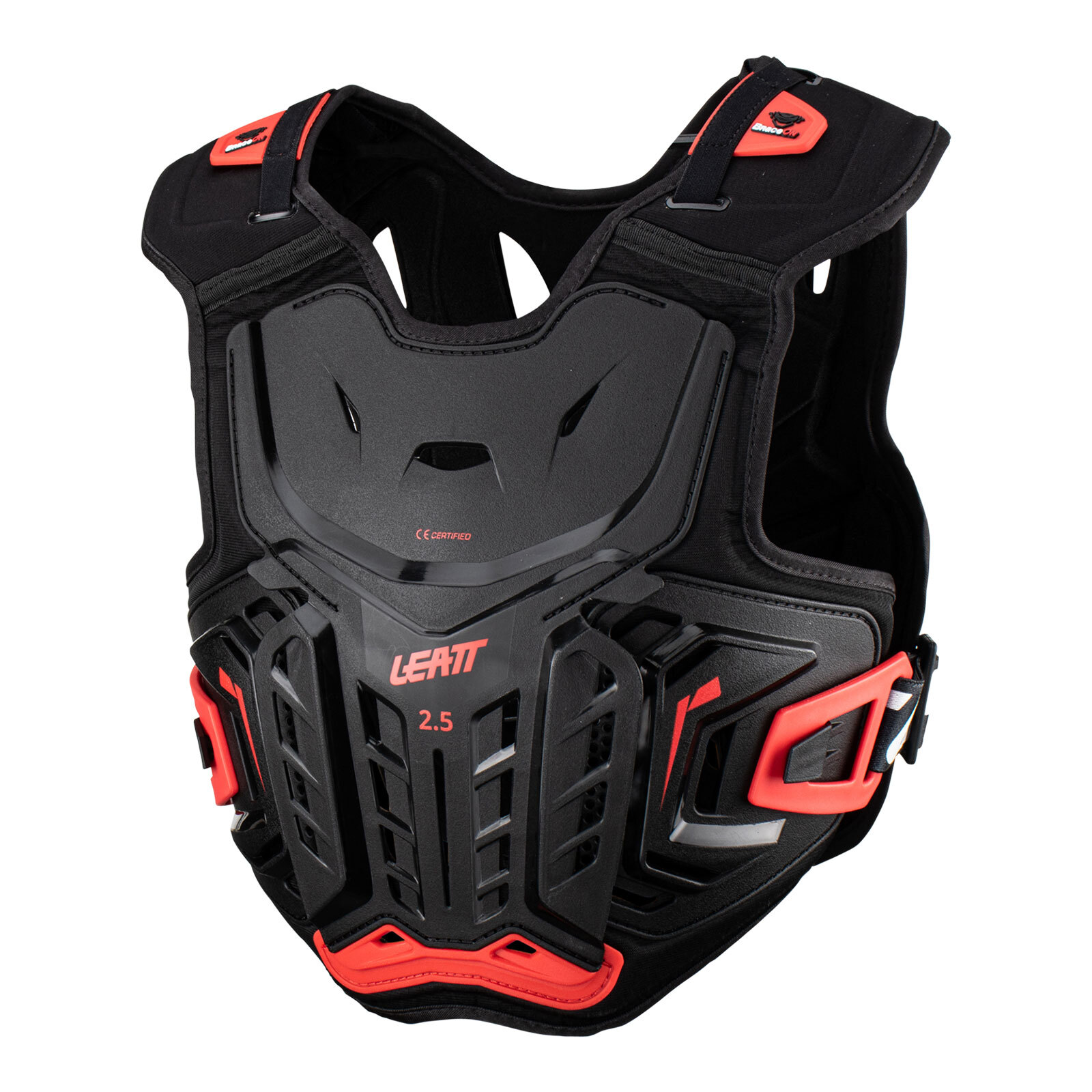 LEATT CHEST PROTECTOR 2.5 JUNIOR BLACK RED
